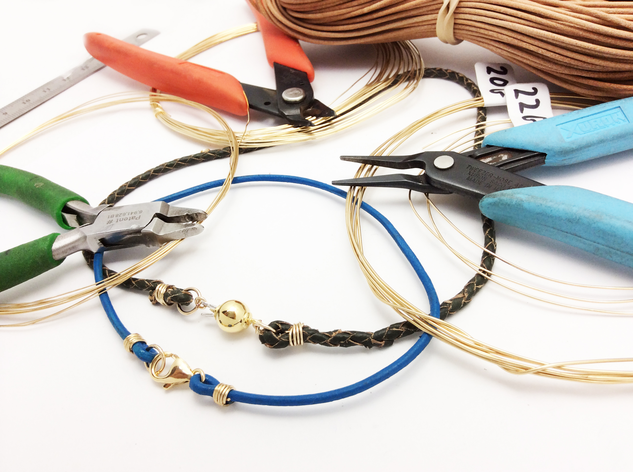 How to Attach any Clasp to Leather or Thick Cord – Jewelry Making Ideas ... How to Attach any Clasp to Leather or Thick Cord – Jewelry Making Ideas ...